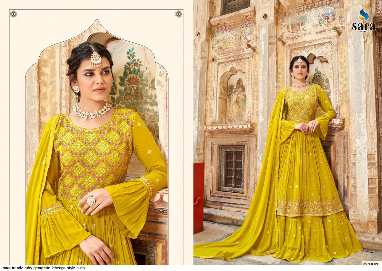 sara-trendz-ruby-georgette-lehenga-style-suits sale offer