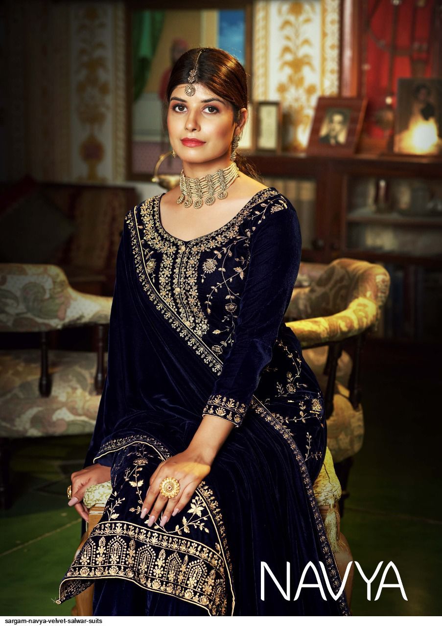 SARGAM NAVYA VELVET salwar suits