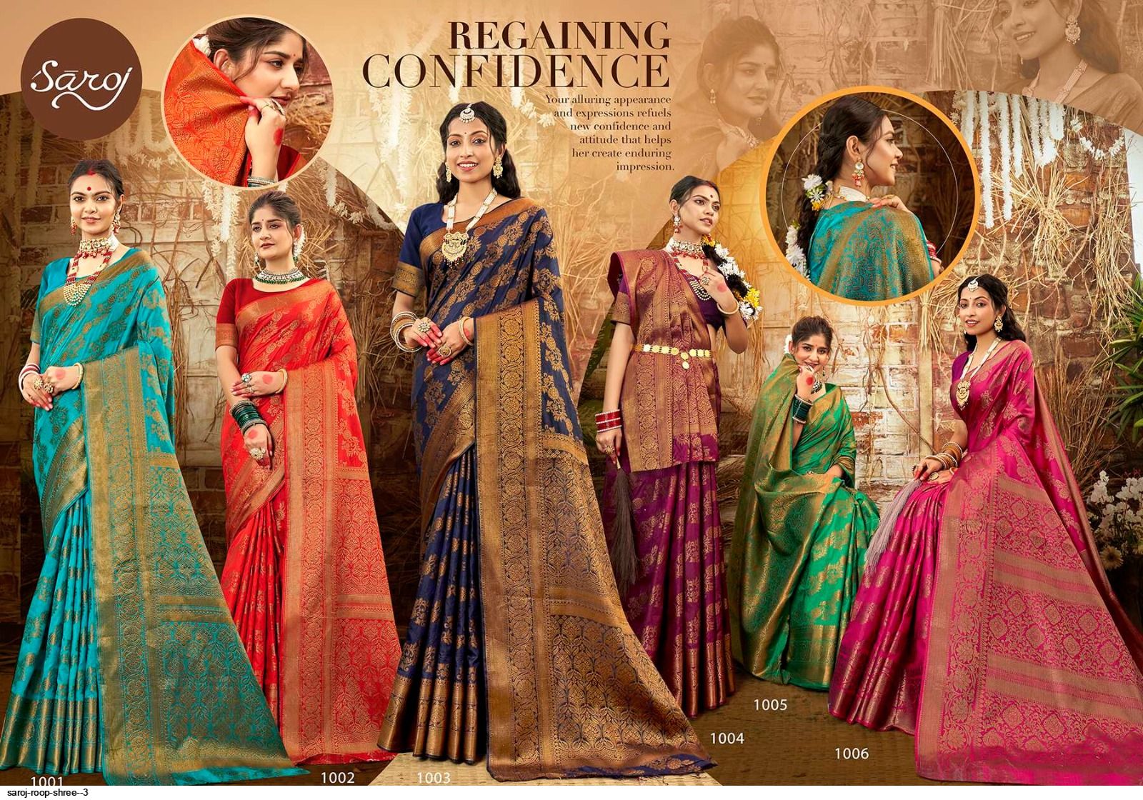 saroj-roop-shree VOL-3 DOLA SAREE