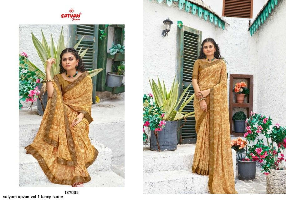 SATYAM UPVAN VOL 1 FANCY SAREE