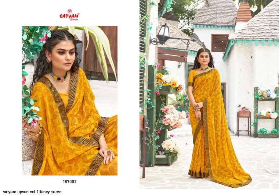 SATYAM UPVAN VOL 1 FANCY SAREE