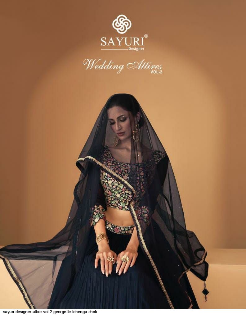 SAYURI DESIGNER ATTIRE VOL 2 GEORGETTE LEHENGA CHOLI