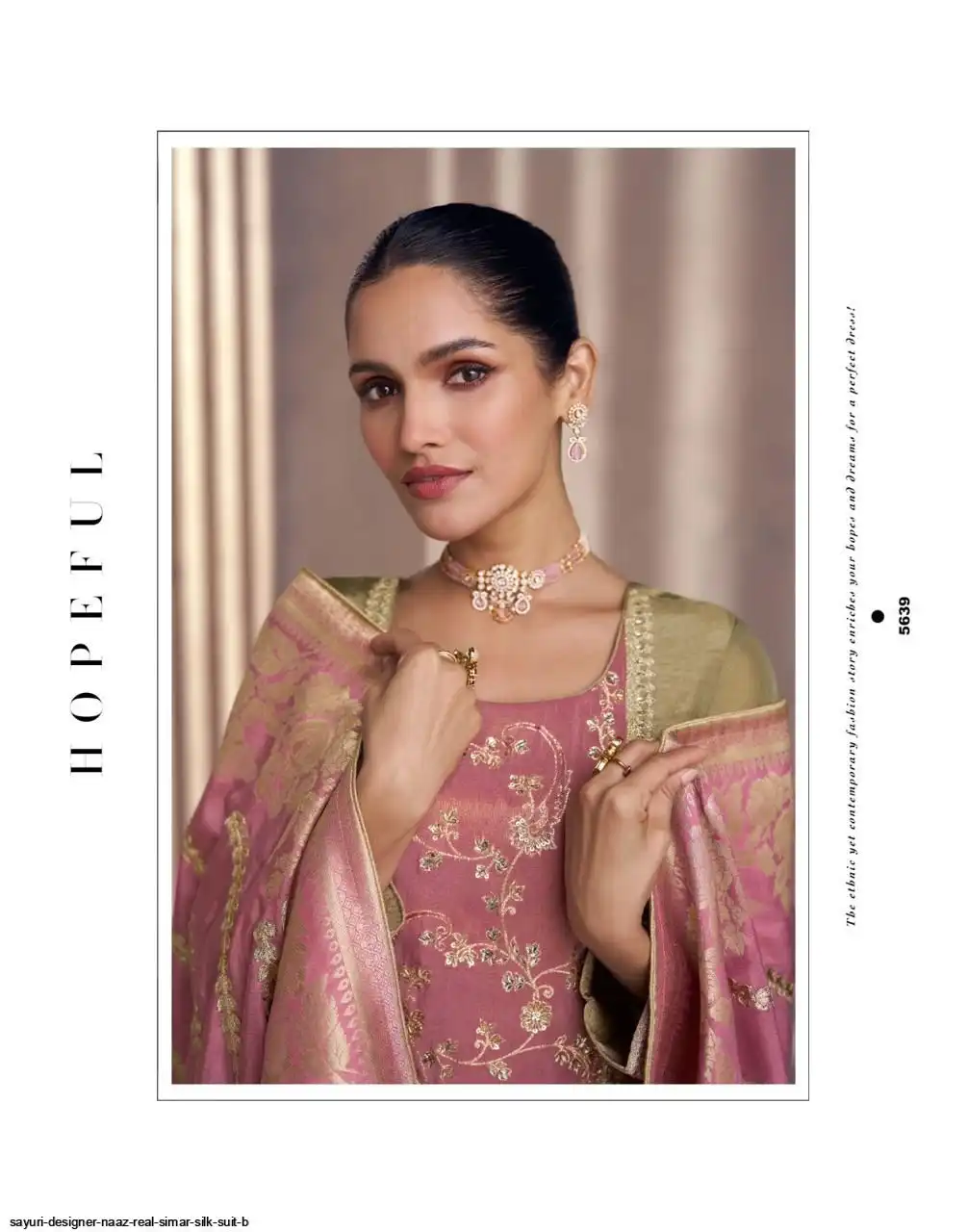 SAYURI DESIGNER NAAZ REAL SIMAR SILK SUIT B