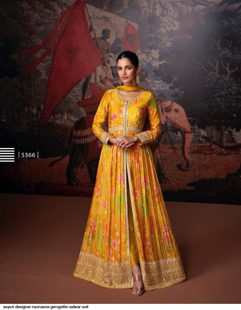 SAYURI DESIGNER NAZRAANA GEROGETTE salwar suit