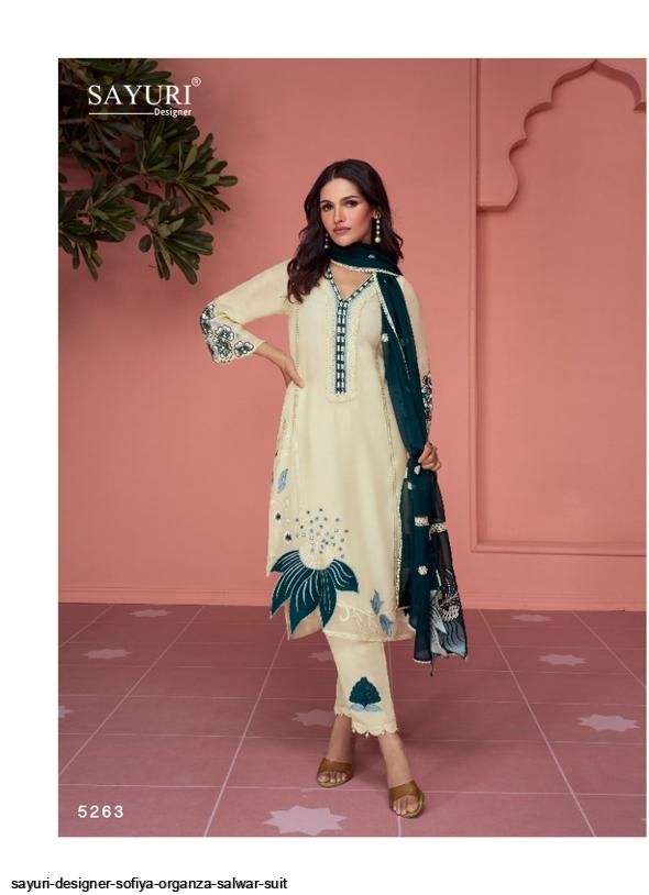 SAYURI DESIGNER SOFIYA ORGANZA SALWAR SUIT