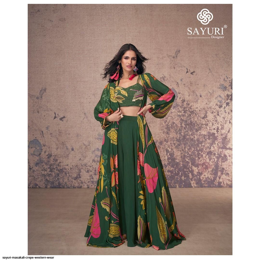 SAYURI MASAKALI CREPE WESTERN WEAR