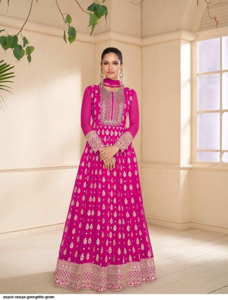 SAYURI ONAYA GEORGETTE gown