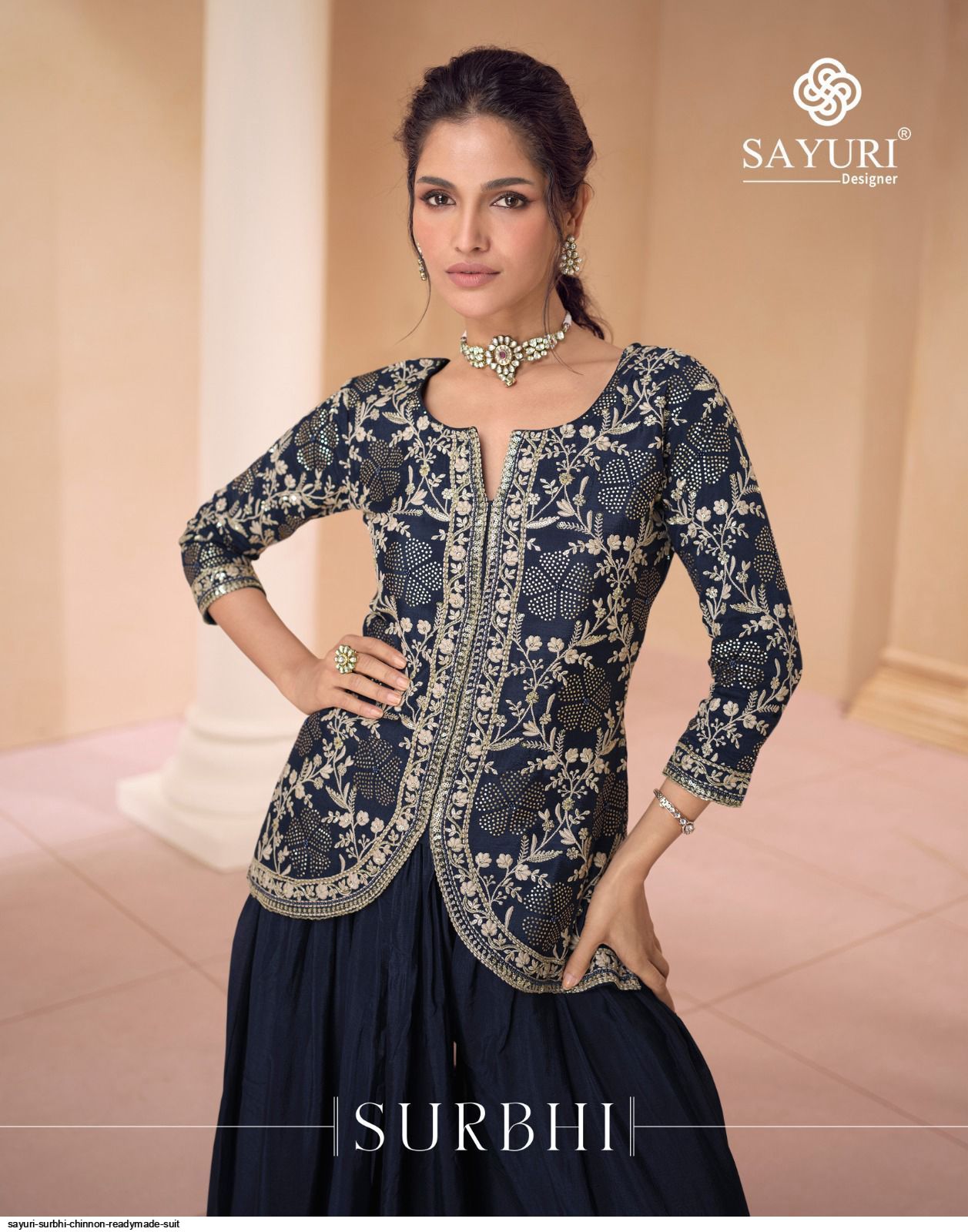 SAYURI SURBHI CHINNON READYMADE SUIT
