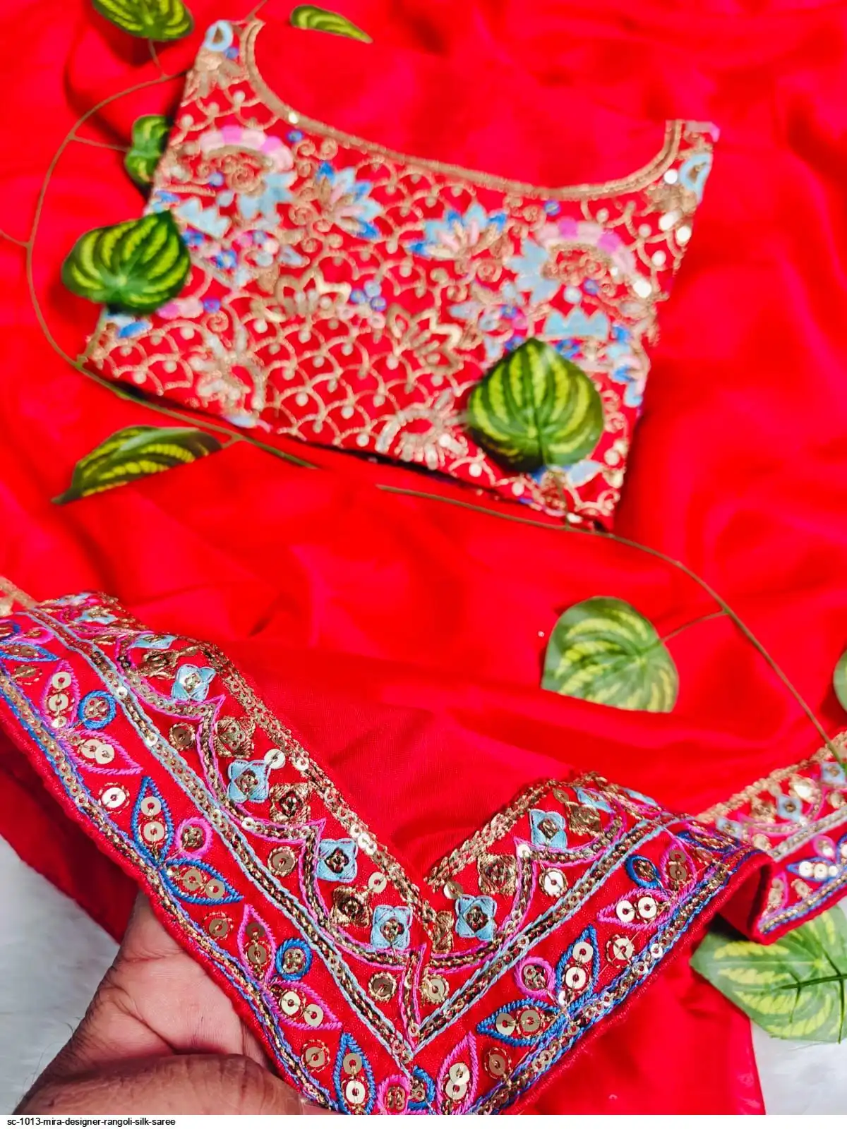 SC-1013 Mira Designer Rangoli Silk Saree