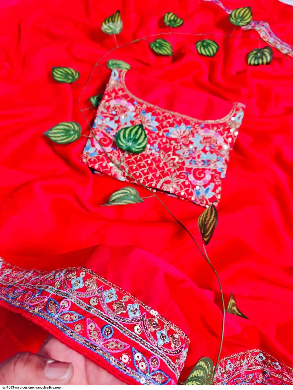 SC-1013 Mira Designer Rangoli Silk Saree