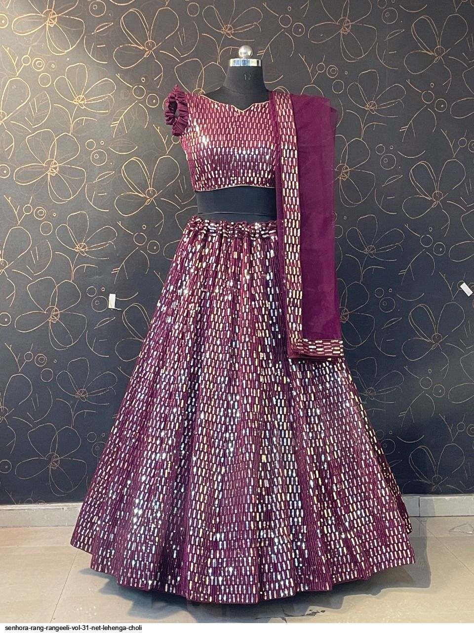 SENHORA RANG RANGEELI VOL 31 Net lehenga choli