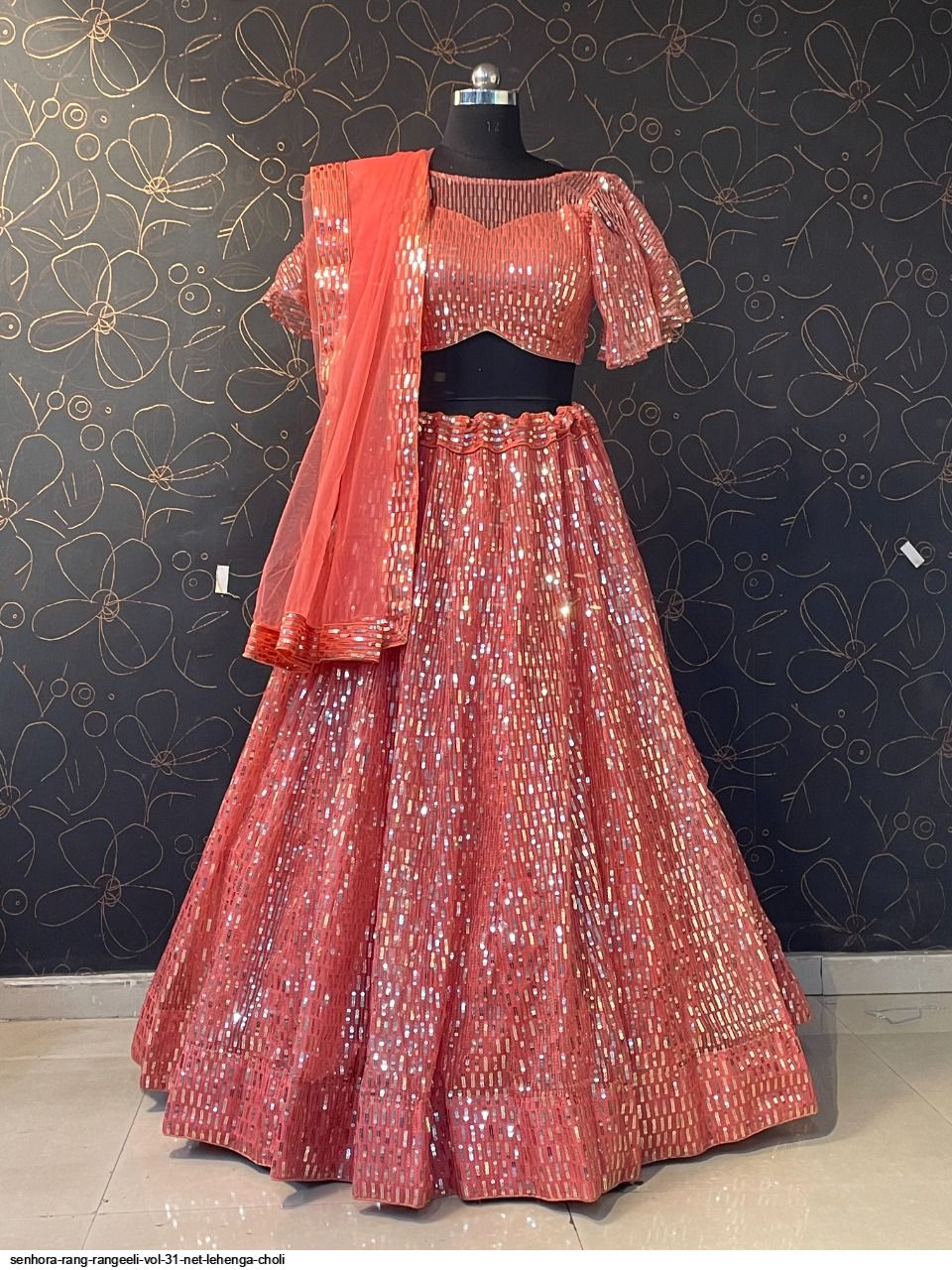SENHORA RANG RANGEELI VOL 31 Net lehenga choli