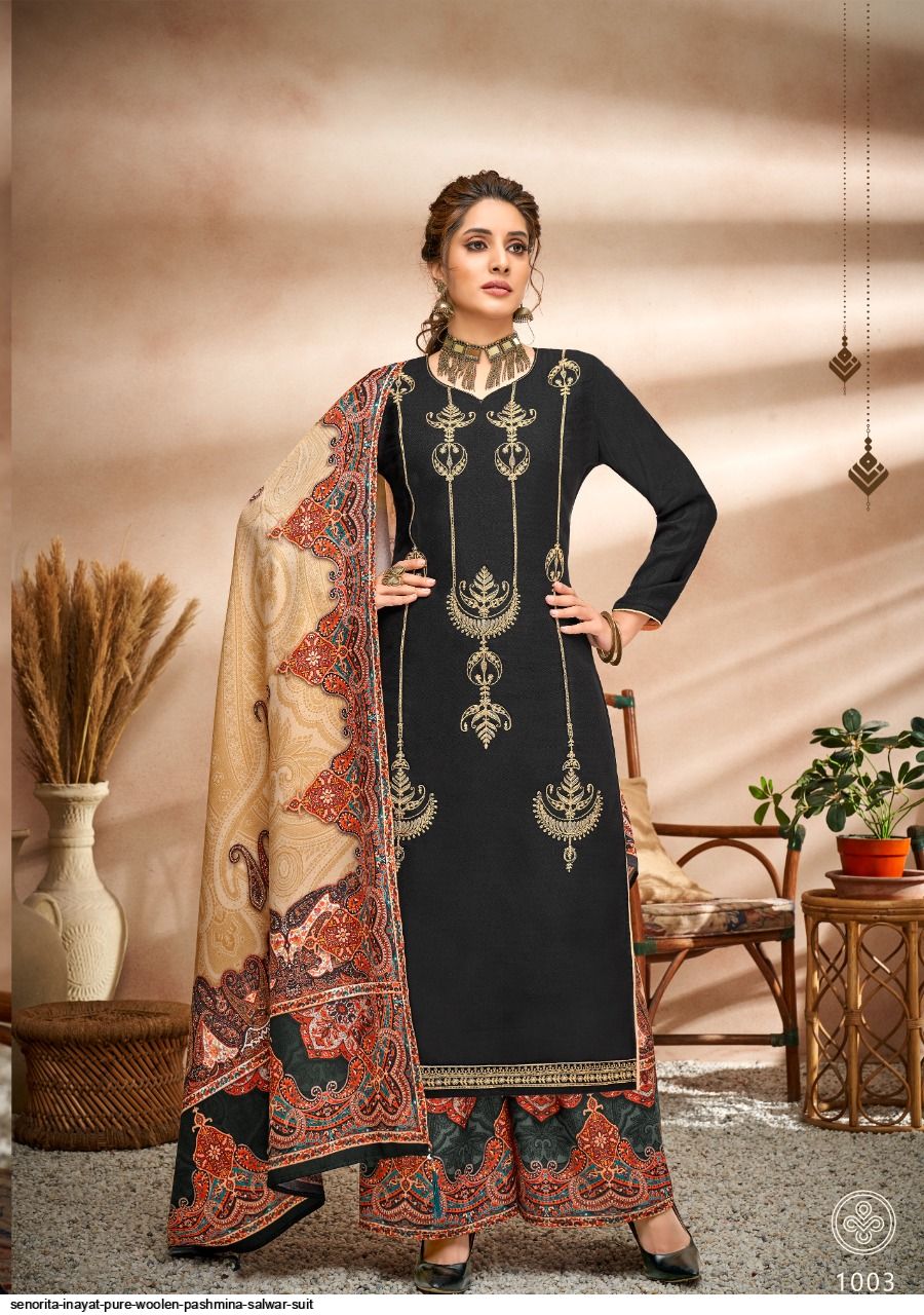 SENORITA INAYAT Pure woolen pashmina salwar suit