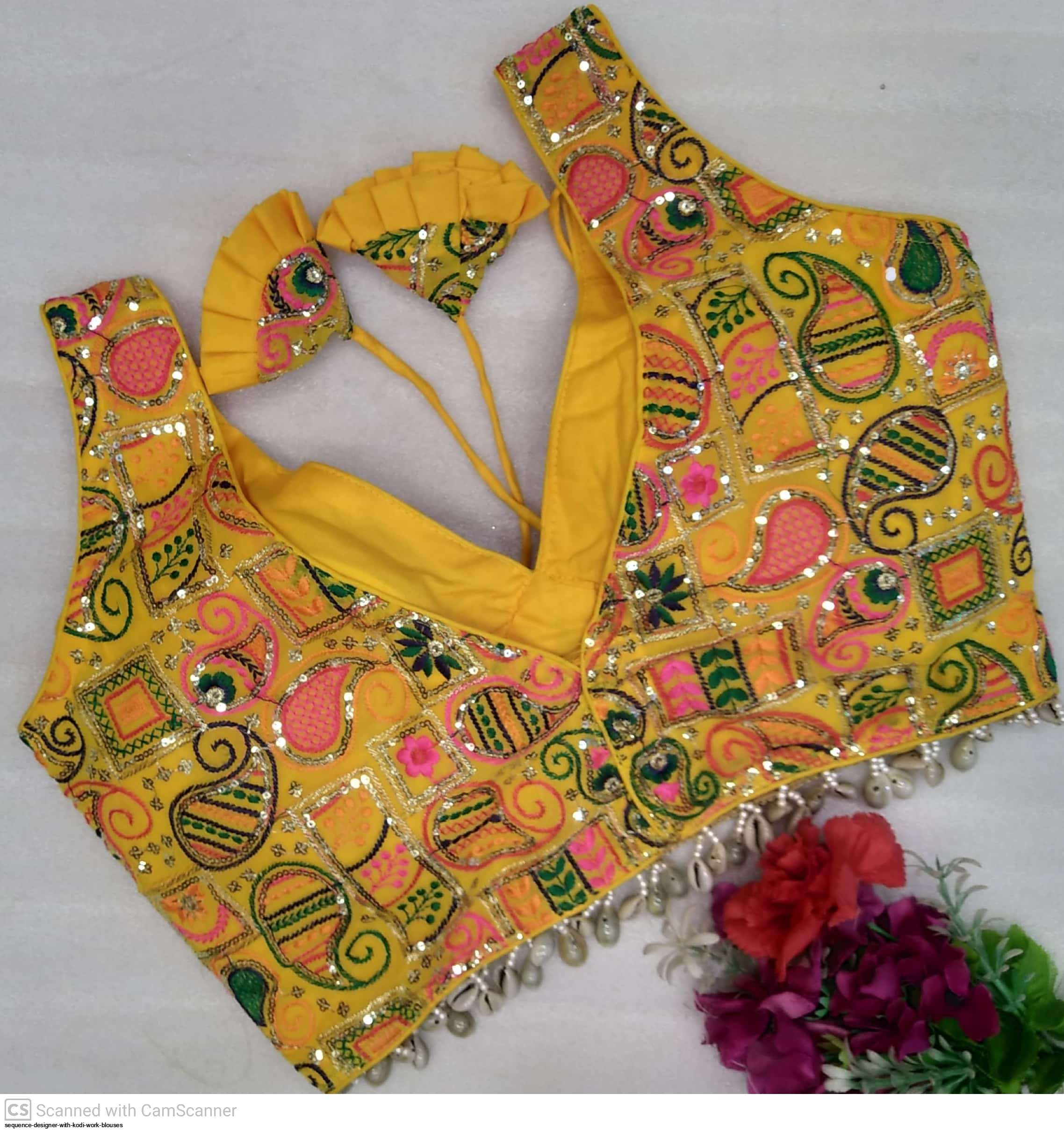 Sequence Designer With Kodi work Blouses