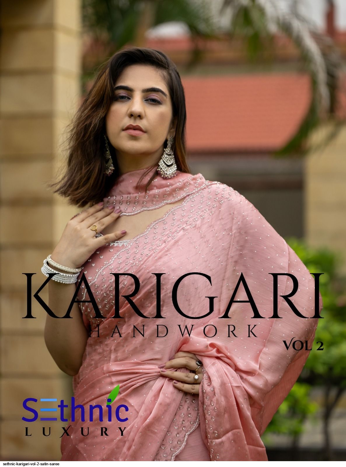 sethnic KARIGARI VOL-2 satin saree