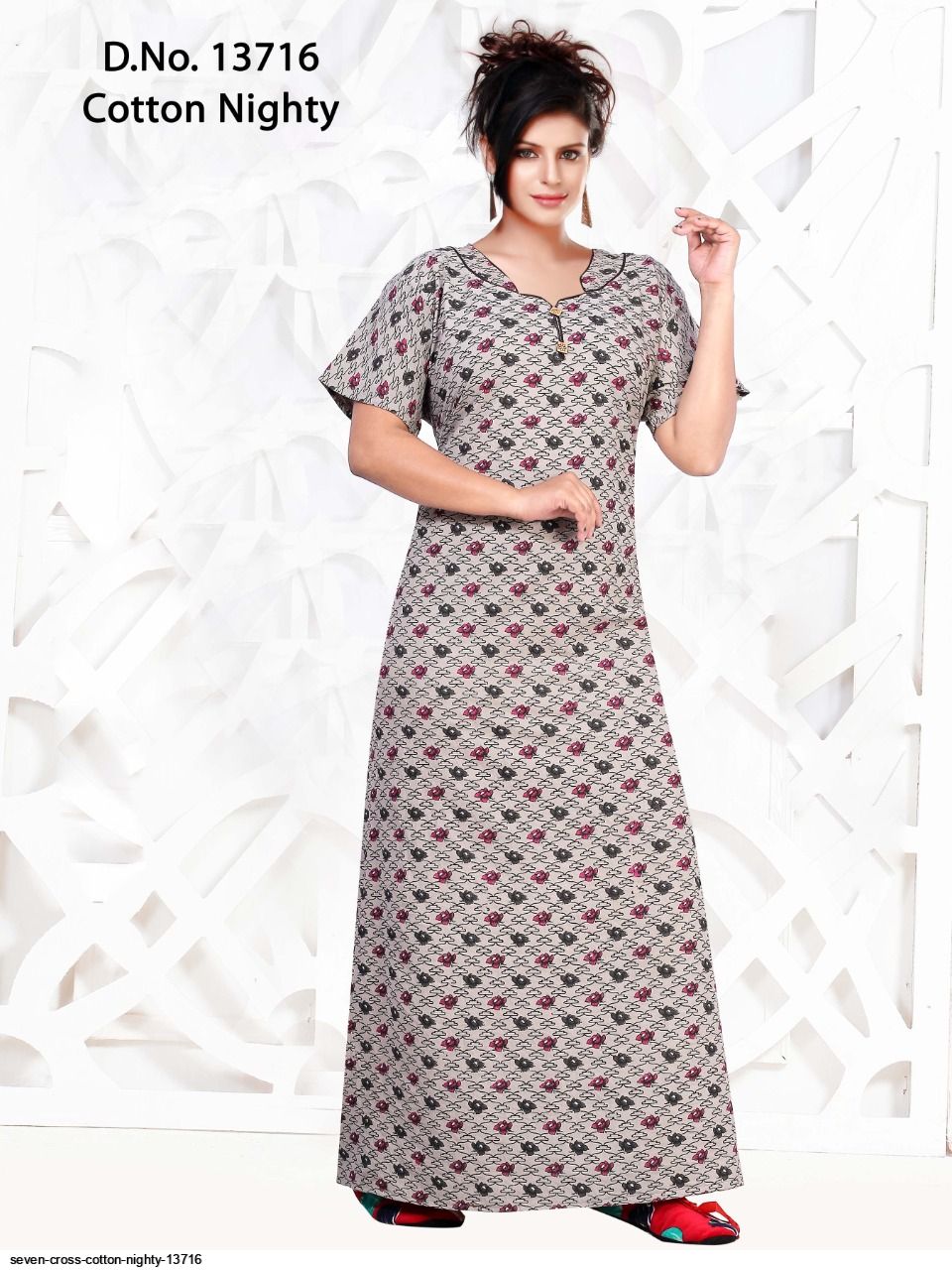 SEVEN CROSS COTTON NIGHTY 13716