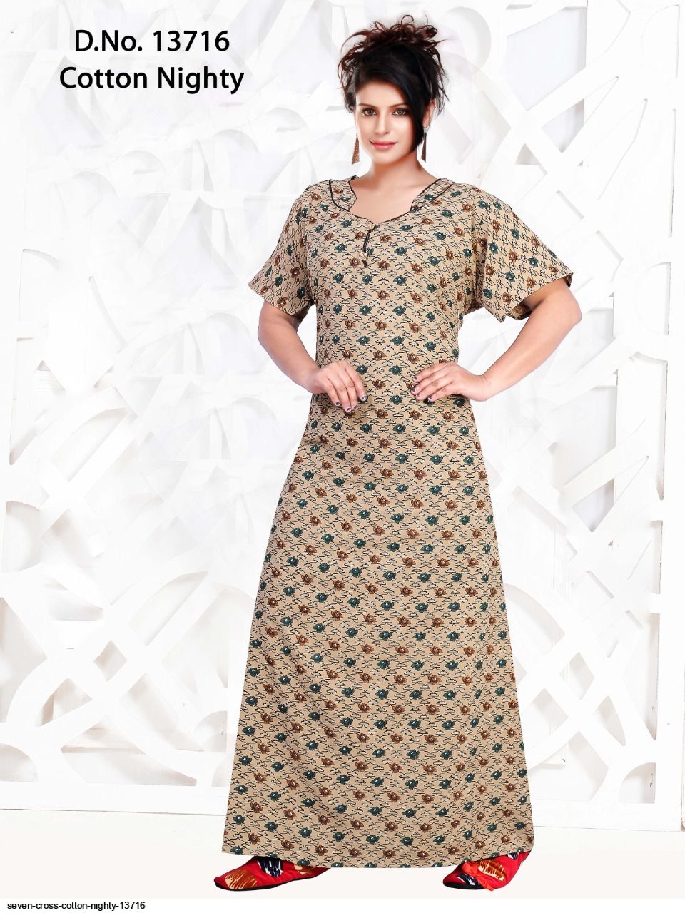 SEVEN CROSS COTTON NIGHTY 13716