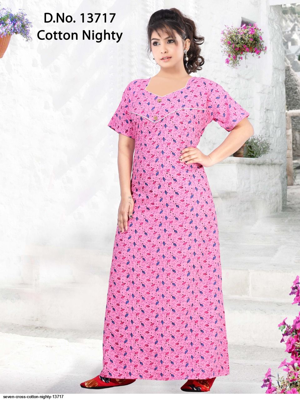 SEVEN CROSS COTTON NIGHTY 13717