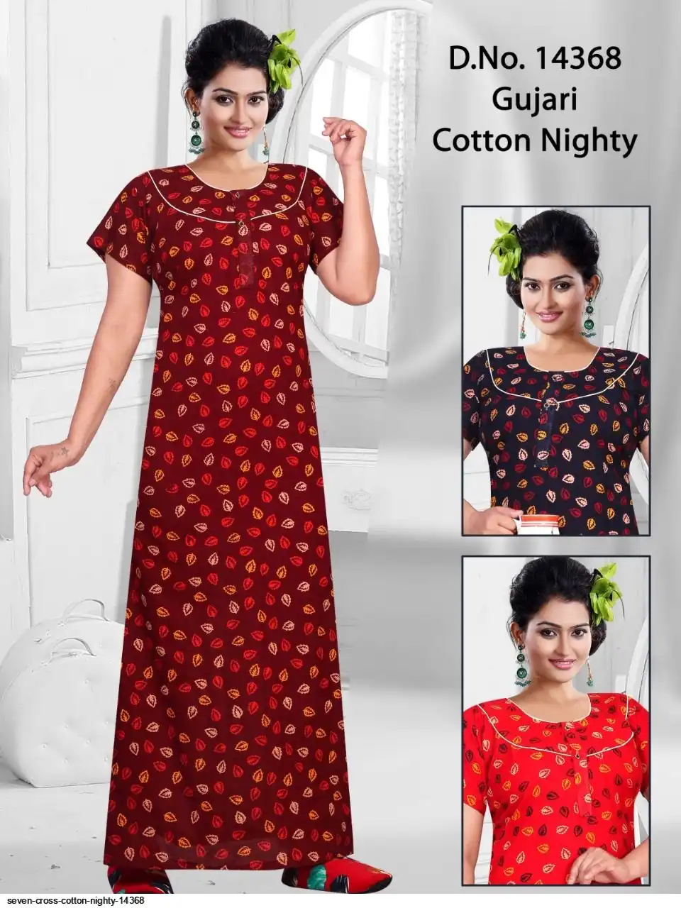 SEVEN CROSS COTTON NIGHTY 14368