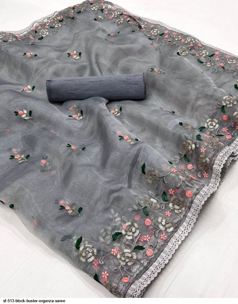 sf 513 Block Buster organza saree