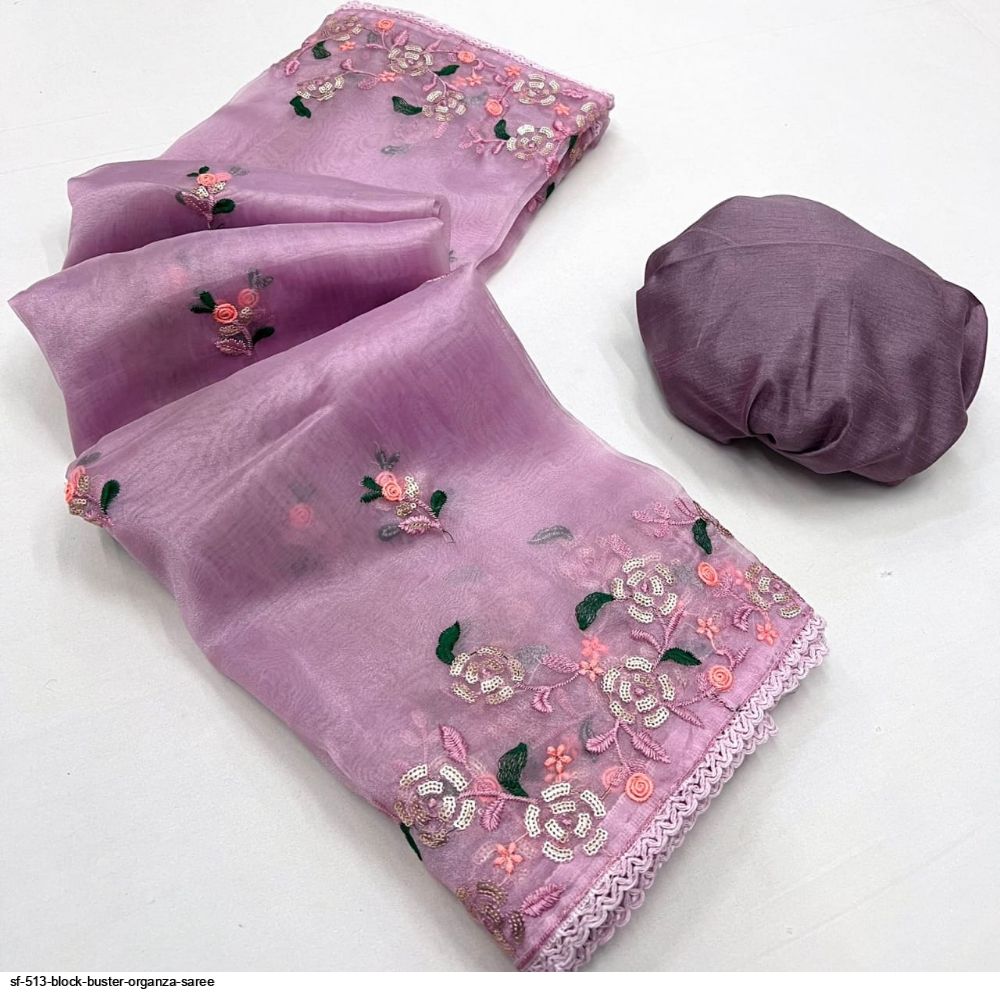 sf 513 Block Buster organza saree