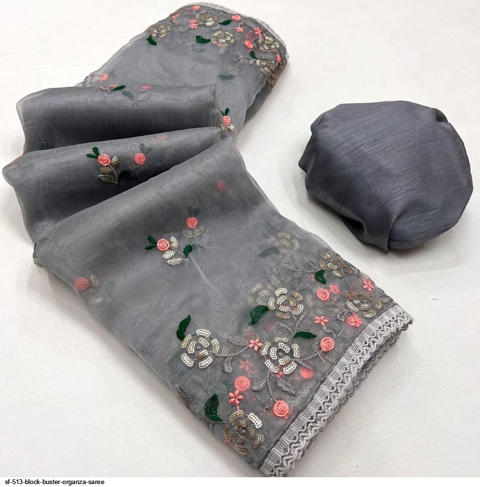 sf 513 Block Buster organza saree