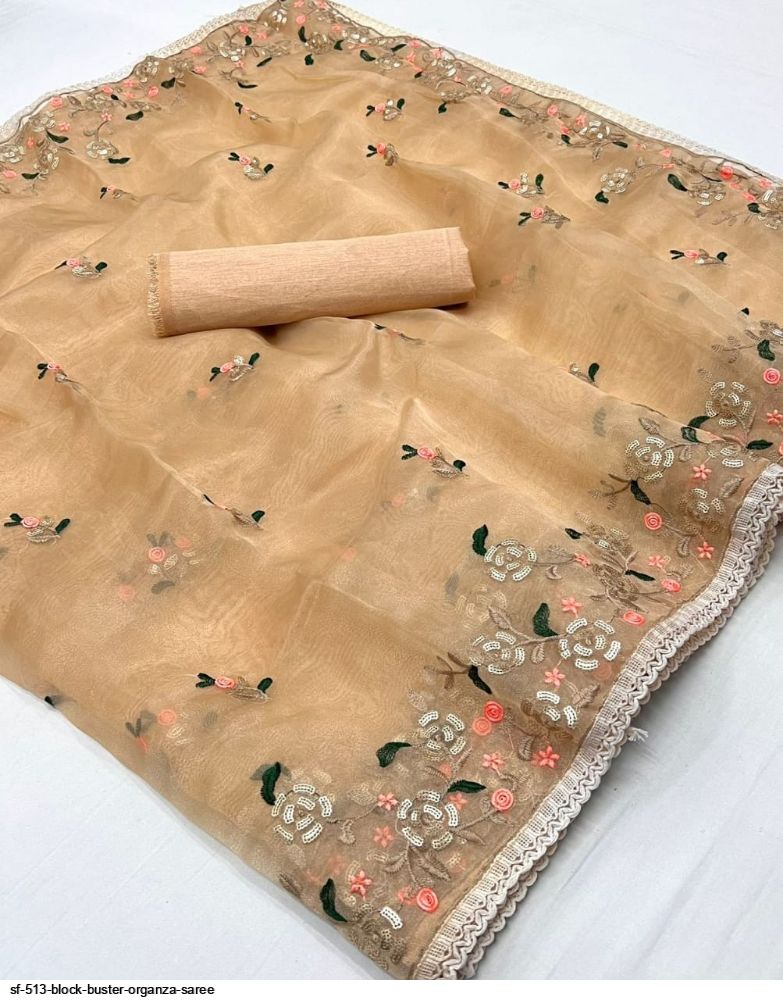 sf 513 Block Buster organza saree