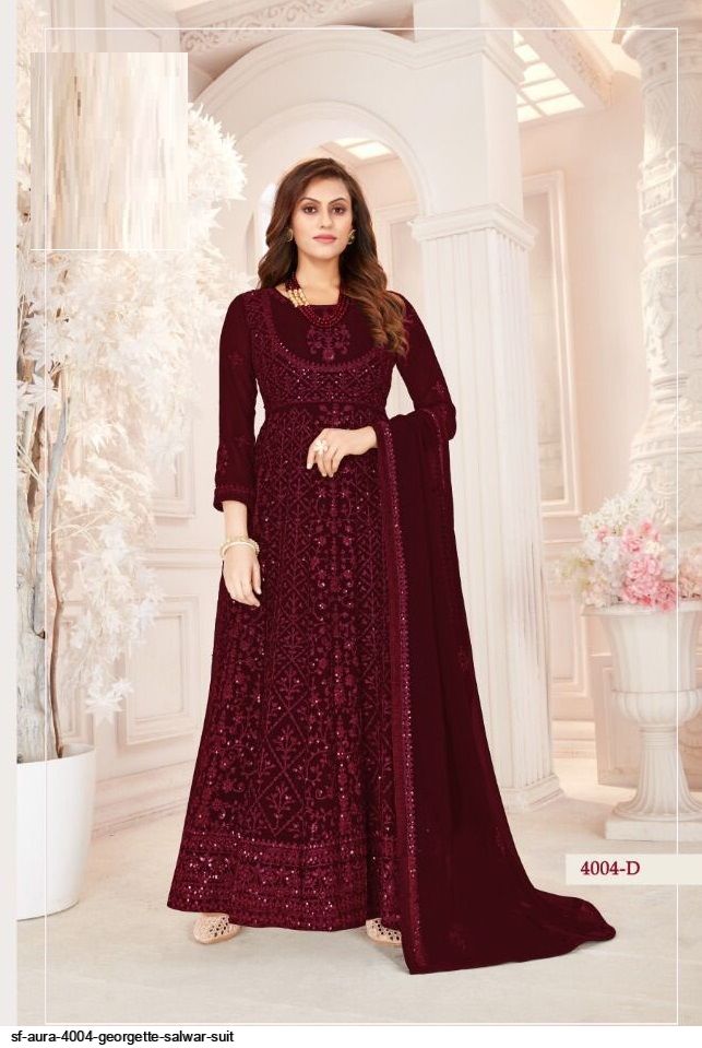 SF AURA 4004 GEORGETTE SALWAR SUIT