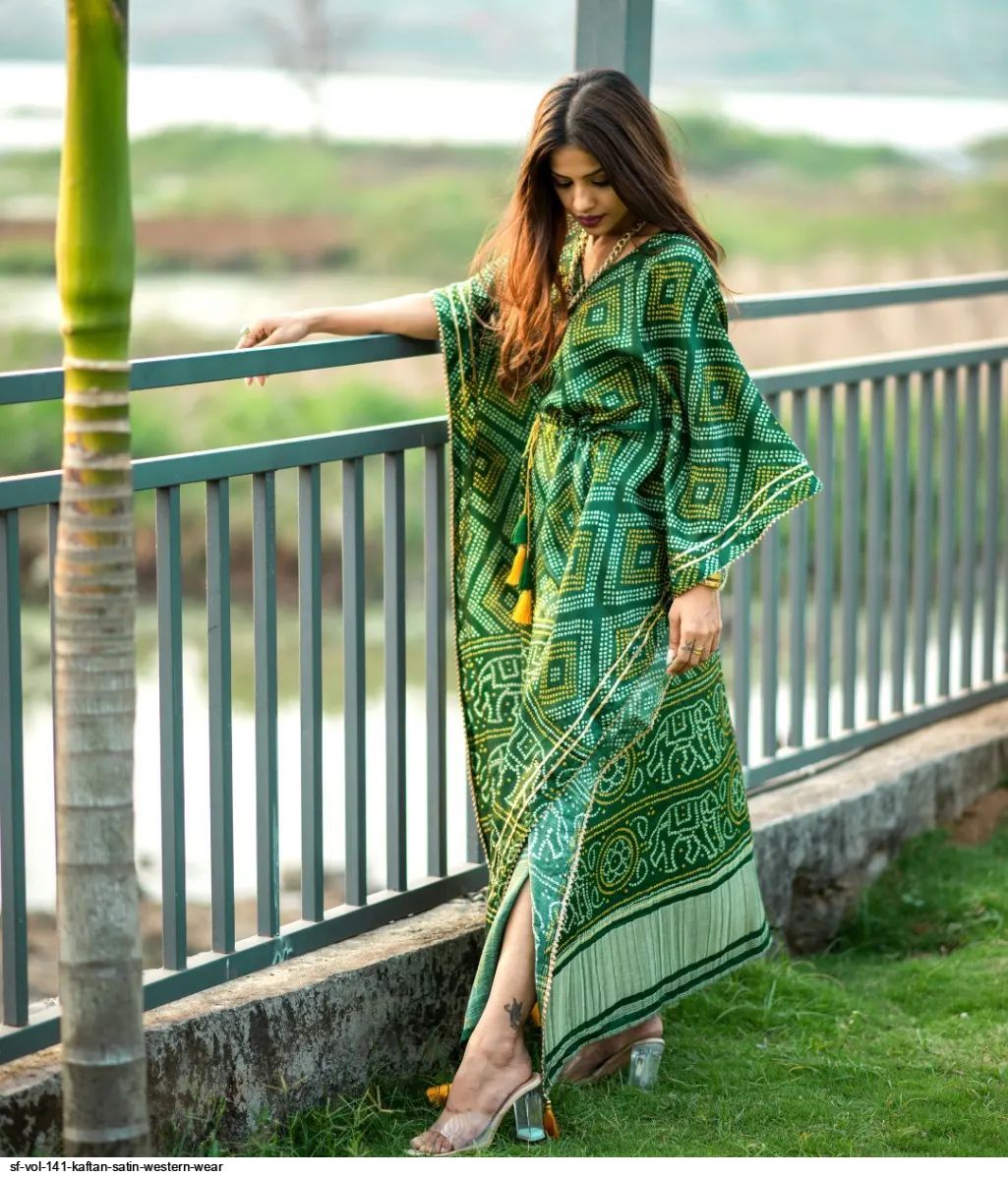 SF Vol 141 Kaftan Satin western wear