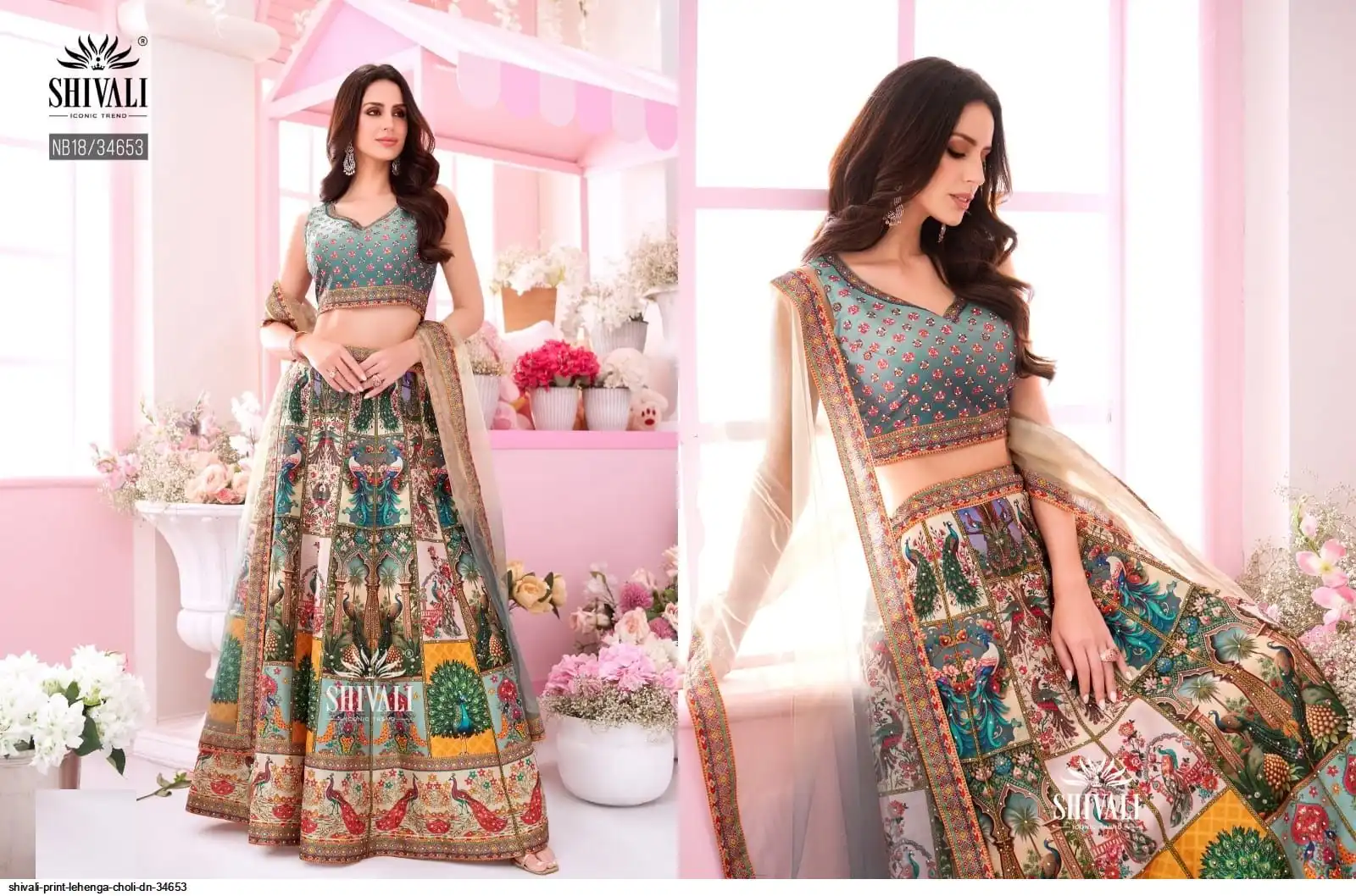 SHIVALI PRINT LEHENGA CHOLI DN 34653