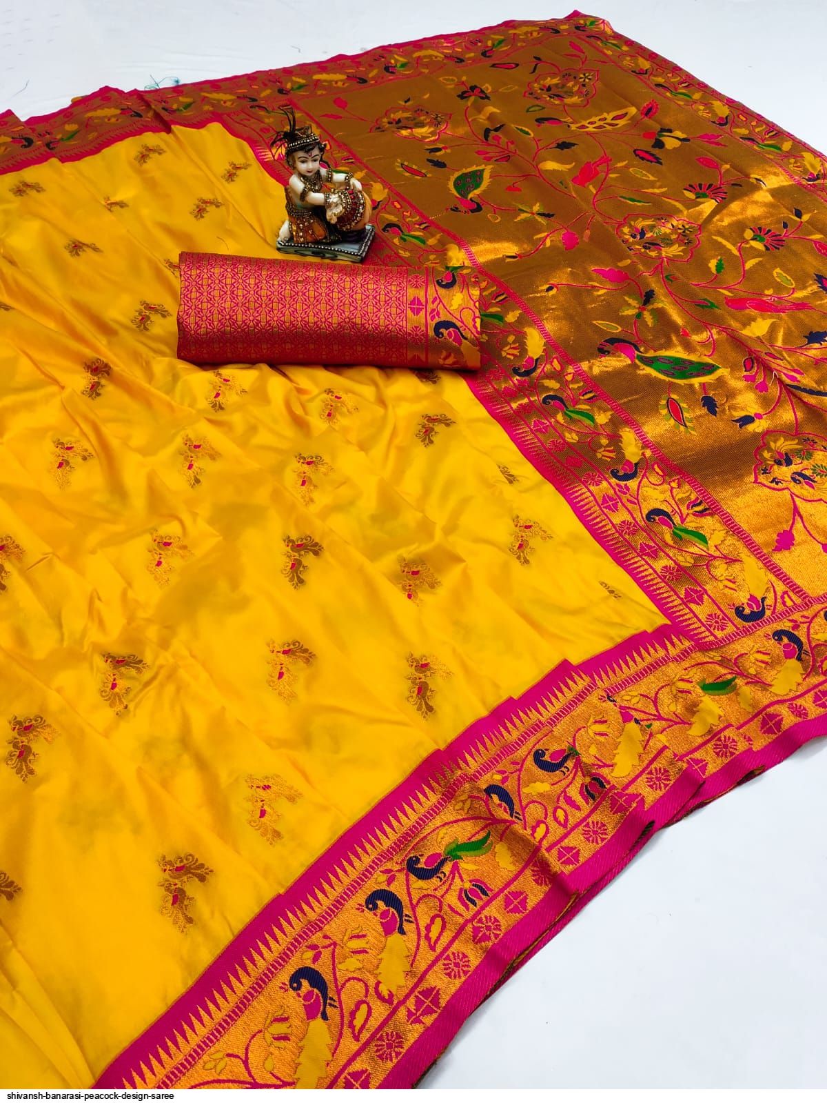 SHIVANSH BANARASI PEACOCK DESIGN SAREE