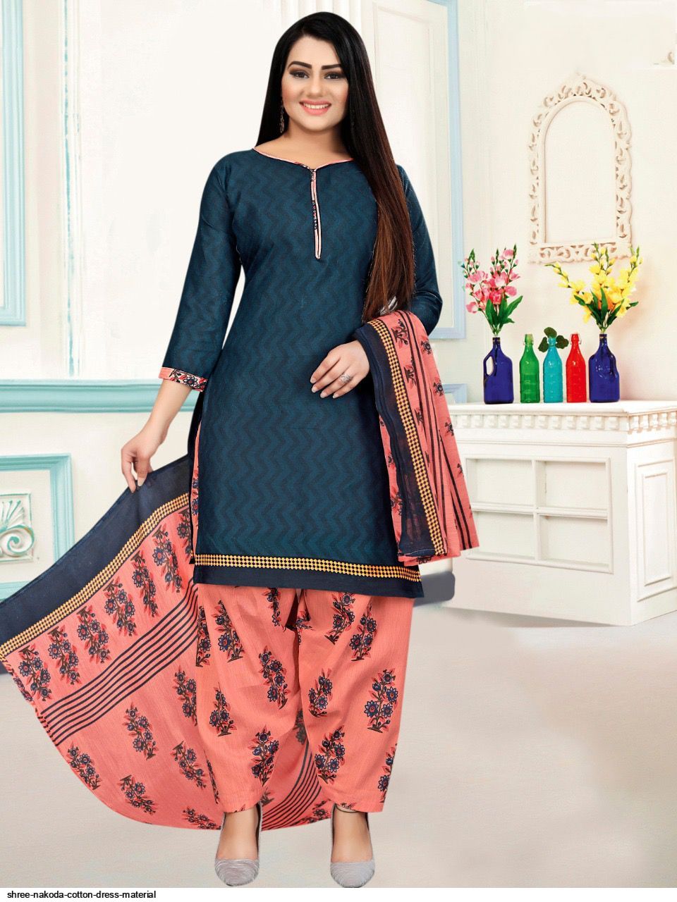 shree nakoda cotton dress material