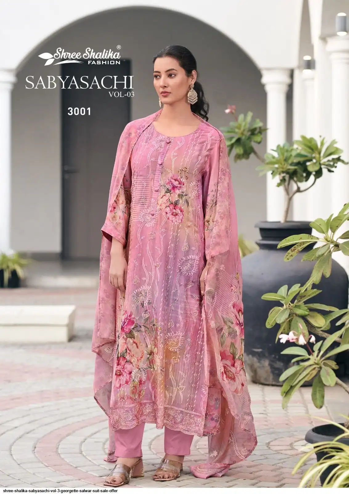 SHREE SHALIKA SABYASACHI VOL 3 GEORGETTE SALWAR SUIT SALE OFFER