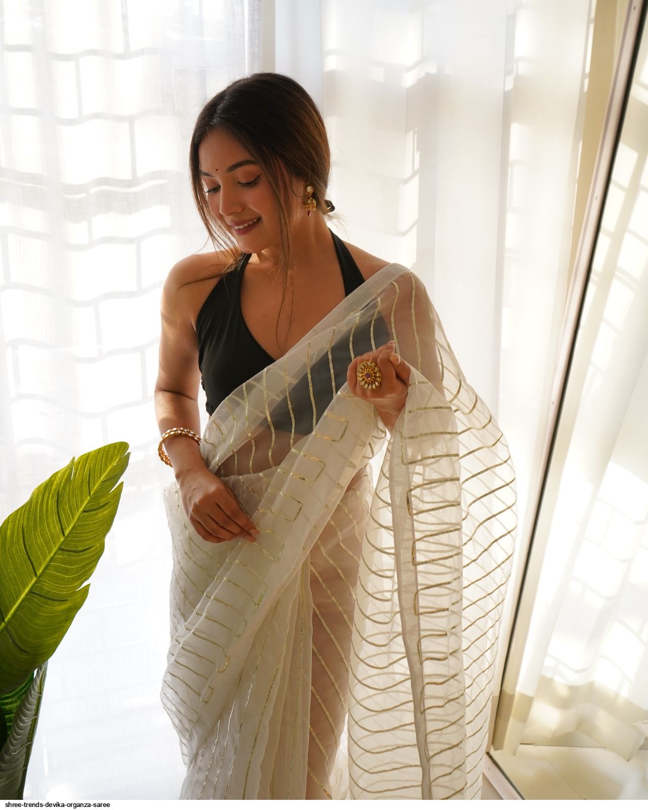 SHREE TRENDS DEVIKA ORGANZA SAREE