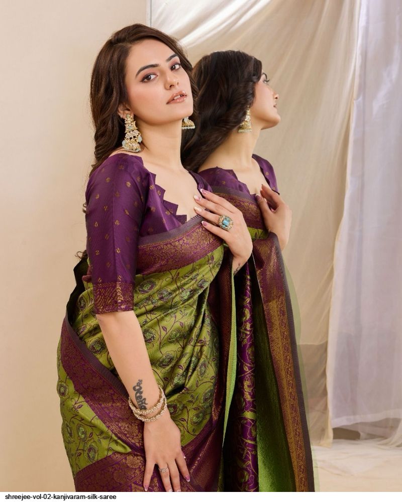Shreejee VOL 02 KANJIVARAM SILK SAREE