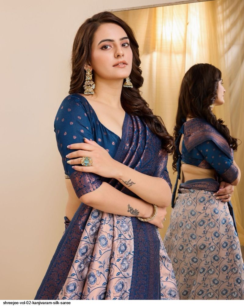 Shreejee VOL 02 KANJIVARAM SILK SAREE