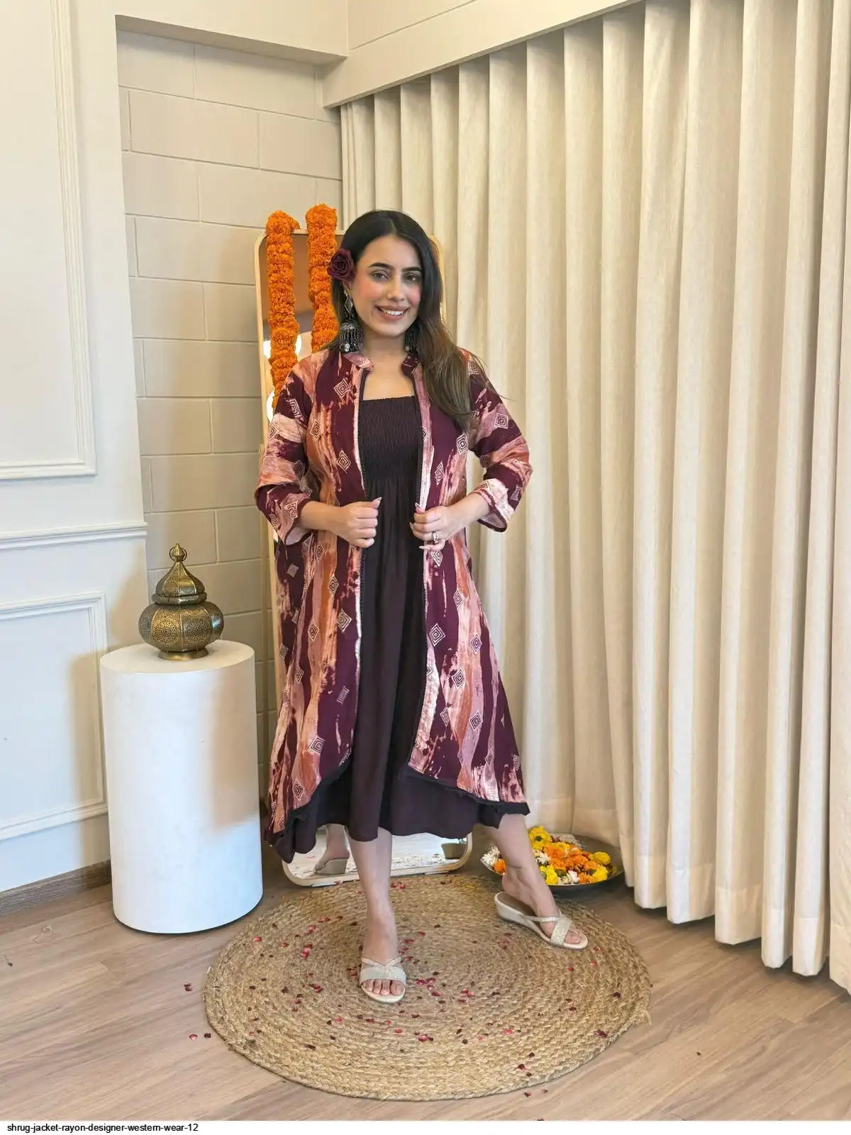 Shrug Jacket Rayon Designer western wear 12