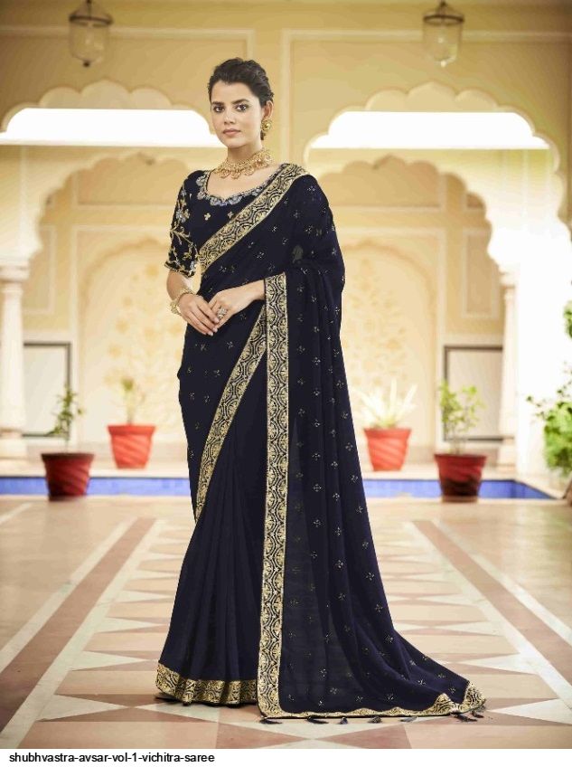 SHUBHVASTRA AVSAR VOL 1 Vichitra saree