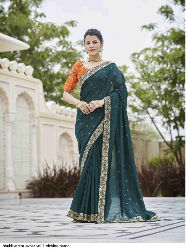 SHUBHVASTRA AVSAR VOL 1 Vichitra saree