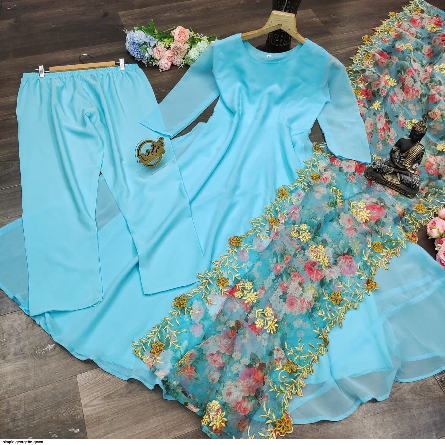 Simple GEORGETTE GOWN