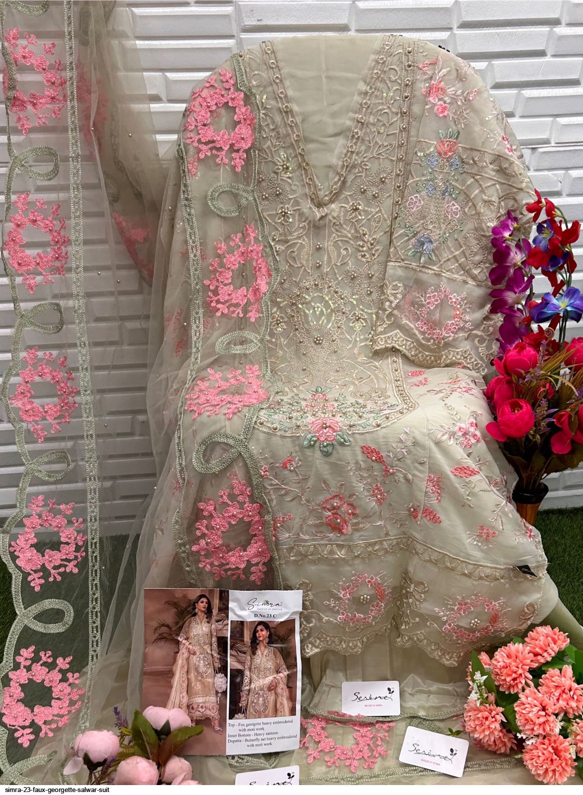 SIMRA 23 FAUX GEORGETTE SALWAR SUIT