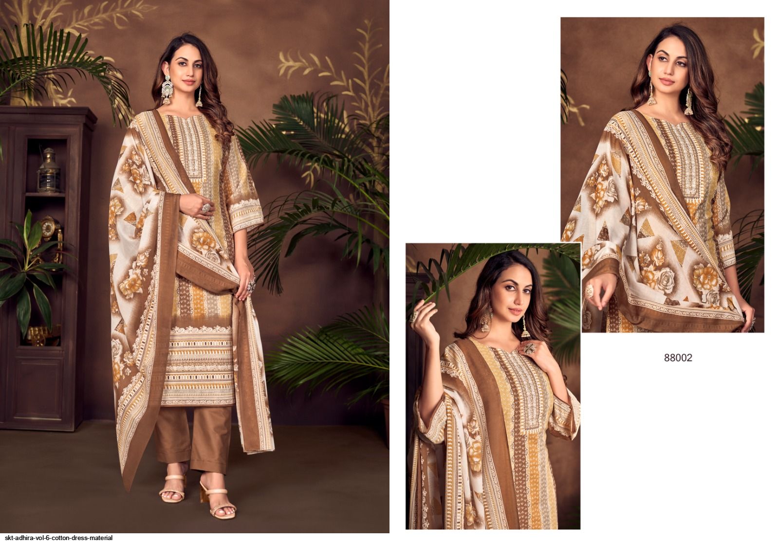 SKT ADHIRA VOL 6 Cotton dress material