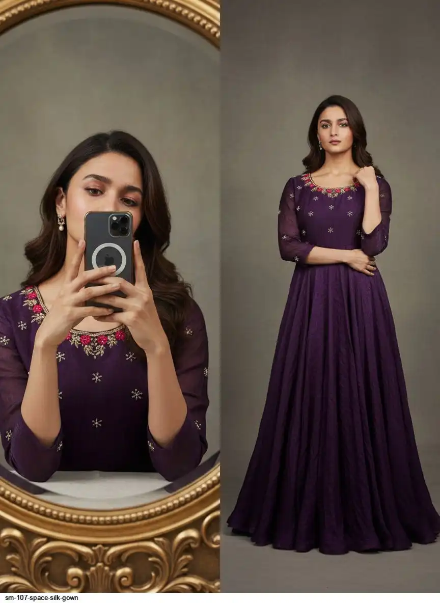 SM-107 Space silk gown