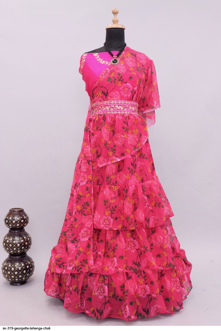 SN 319 GEORGETTE LAHENGA CHOLI