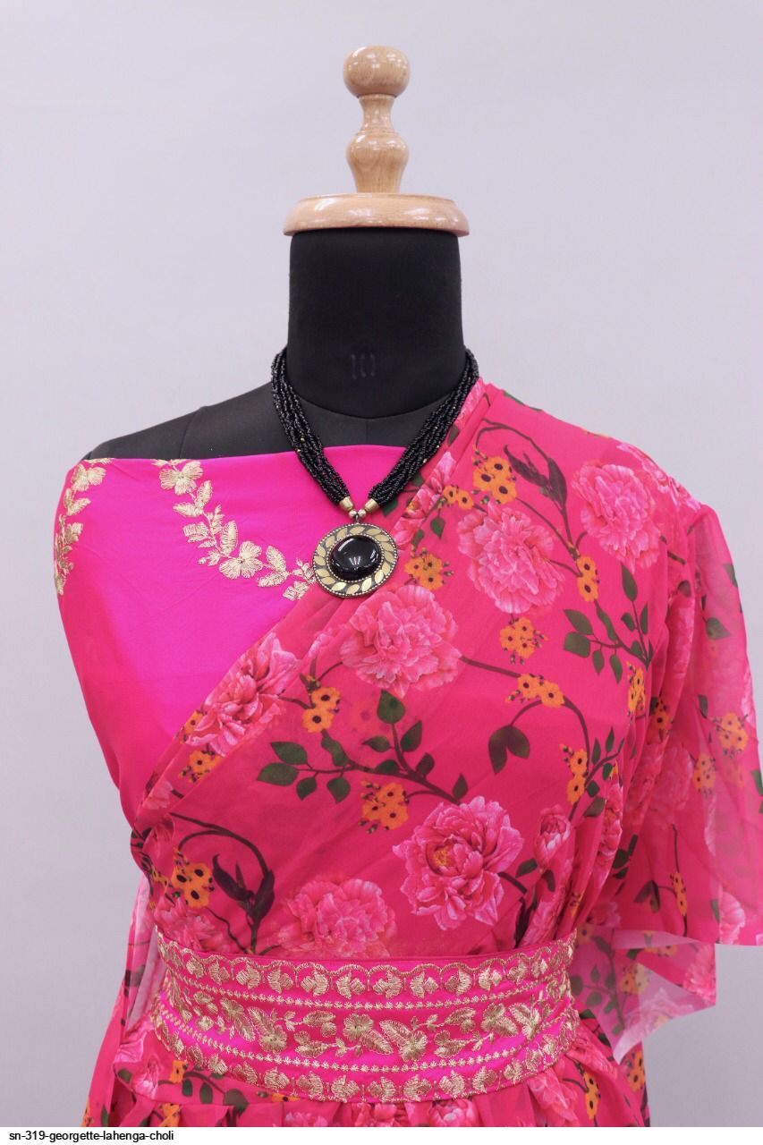 SN 319 GEORGETTE LAHENGA CHOLI