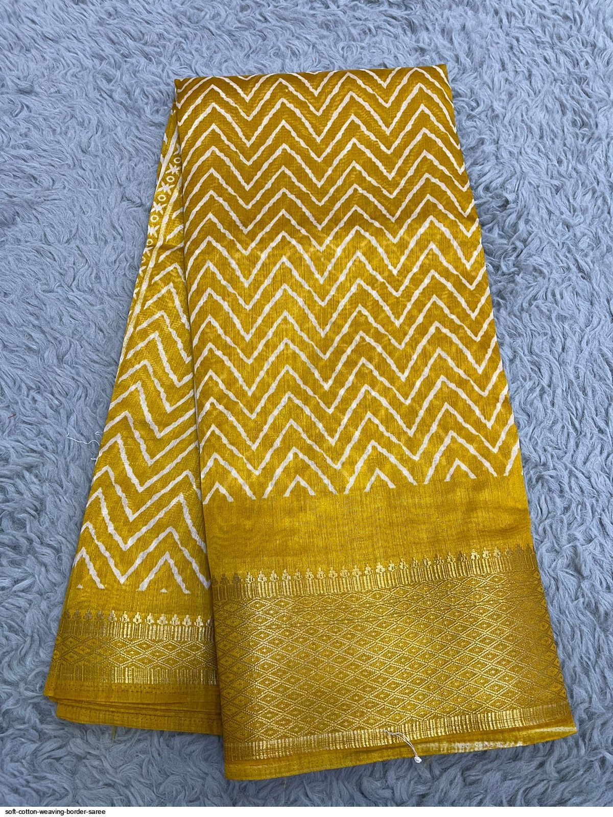 SOFT COTTON Weaving BORDER SAREE