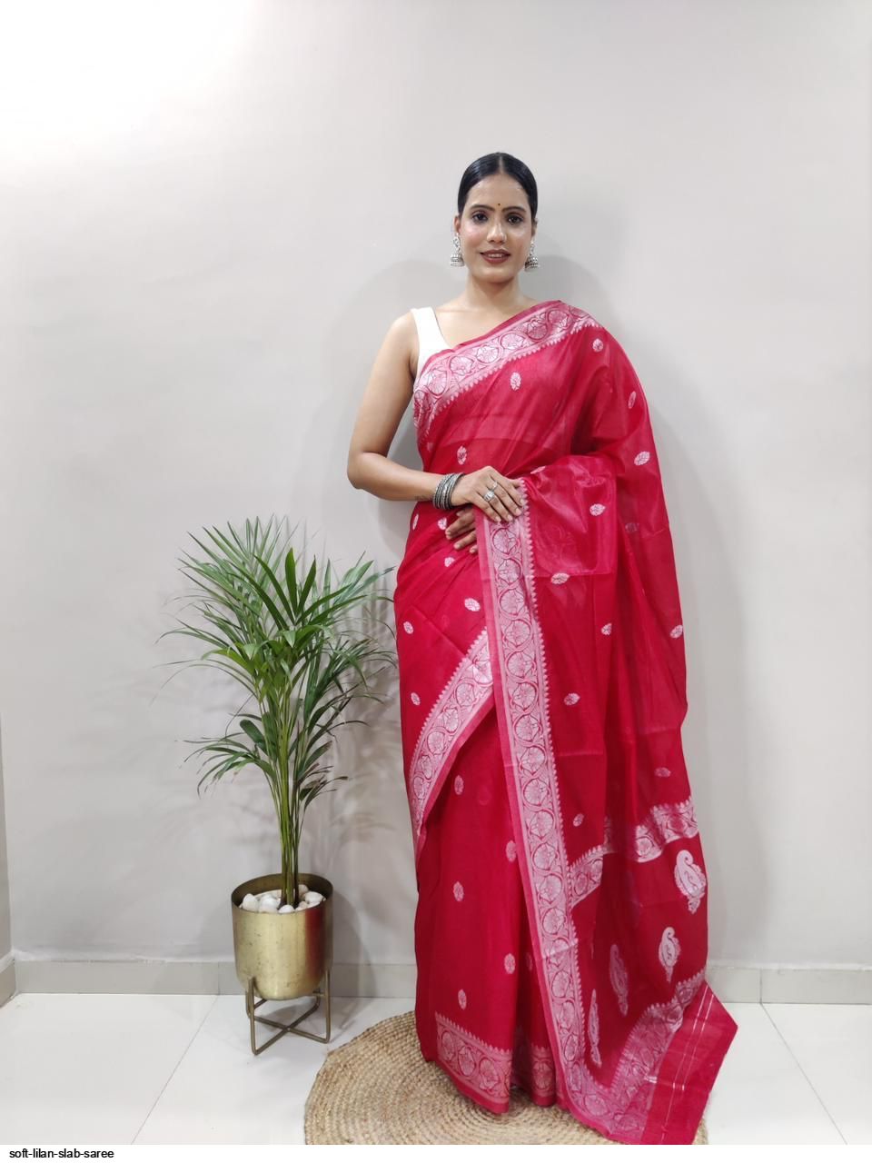 SOFT LILAN SLAB SAREE