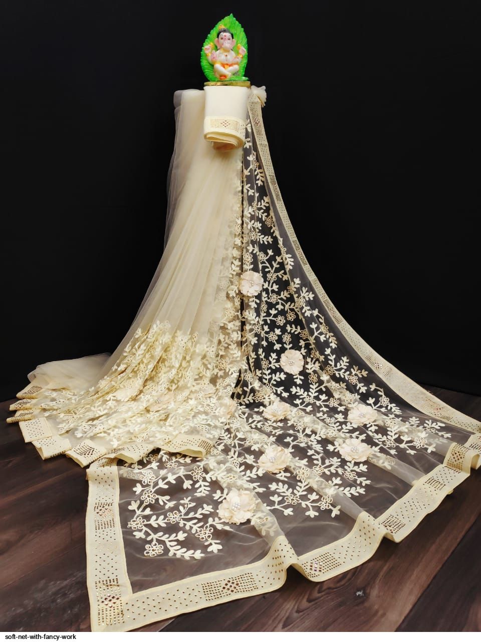 SOFT NET WITH FANCY WORK