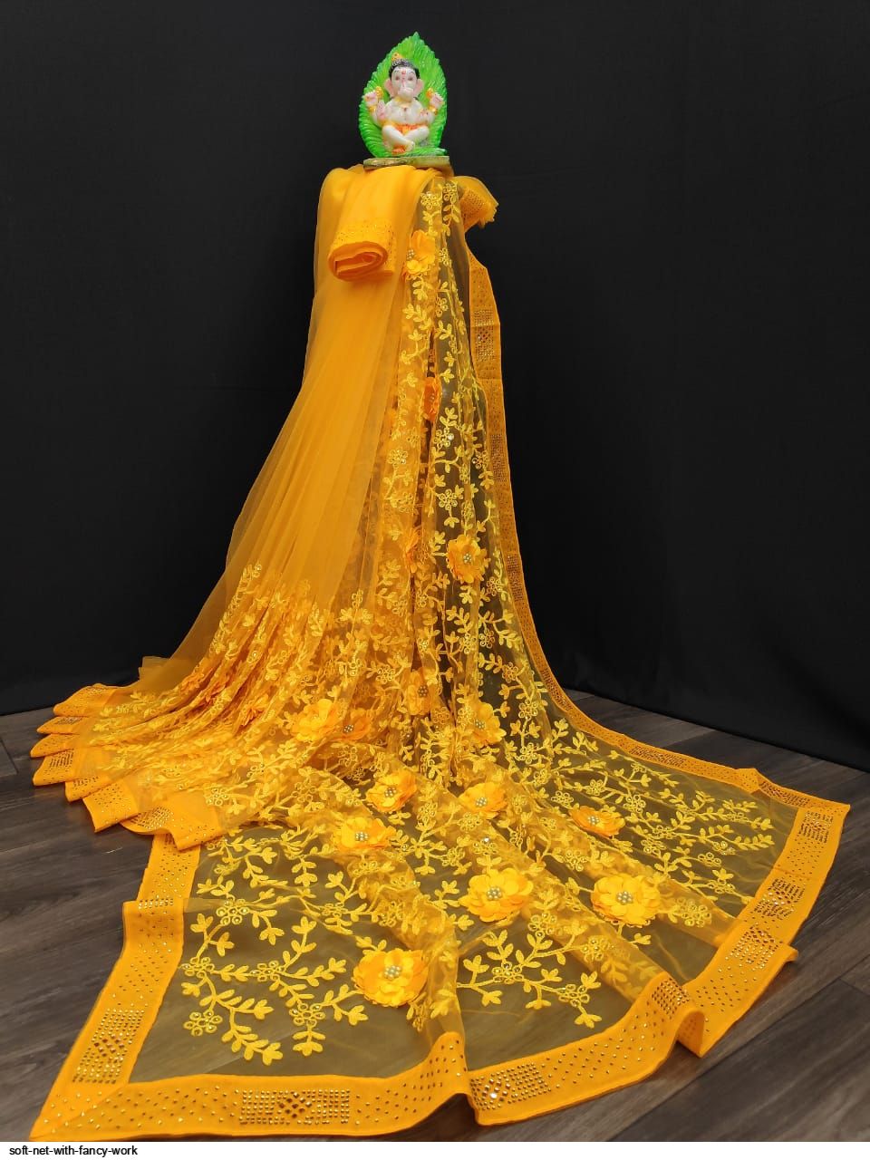 SOFT NET WITH FANCY WORK