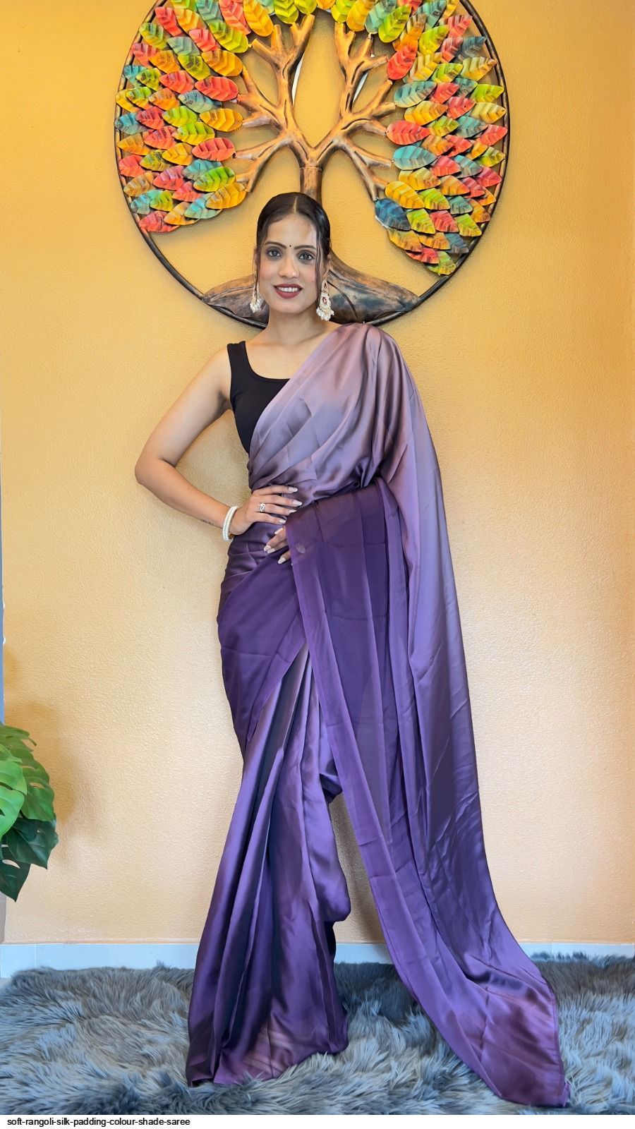 SOFT RANGOLI SILK padding colour shade saree